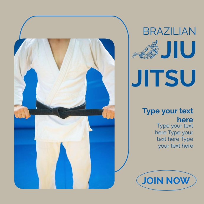 bjj brazilian jiu jitsu Template | PosterMyWall