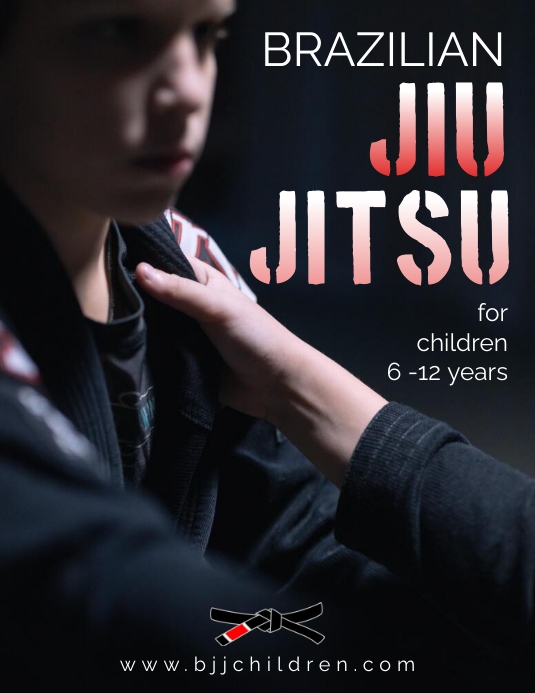 BJJ brazilian jiu jitsu for children Template | PosterMyWall