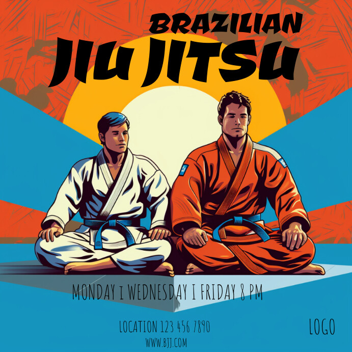 bjj brazilian jiu jitsu instagram Template | PosterMyWall