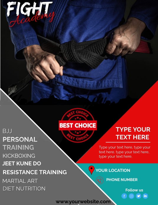 Copy of Bjj flyer | PosterMyWall