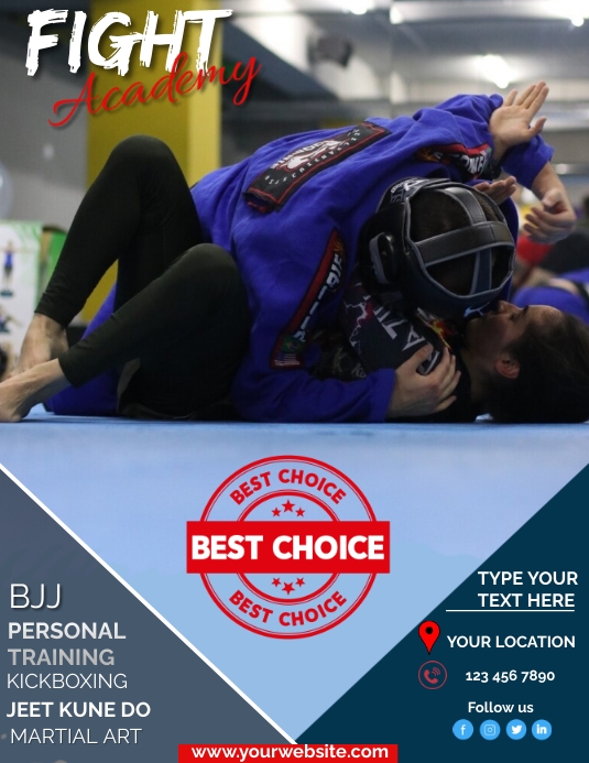Bjj flyer Template | PosterMyWall