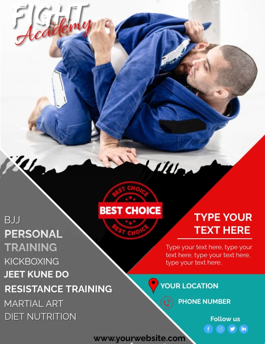 Copy of Bjj flyer | PosterMyWall