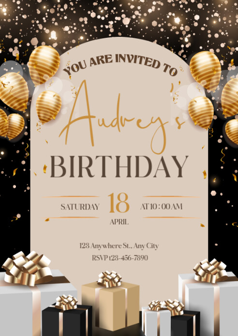 Fancy Birthday Invitation Templates