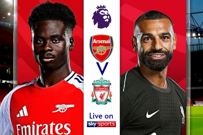 Black 3d Arsenal Vs Liverpool Poster Templat | PosterMyWall