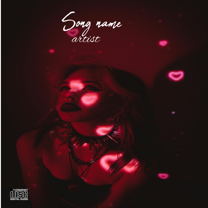 Black 3d Color Palette Album Cover Template | PosterMyWall