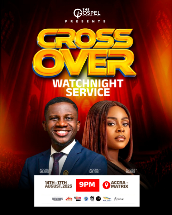 Black 3d Crossover Church Flyer Instagram Portrait Template | PosterMyWall