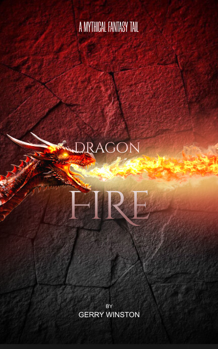 Copy of Black 3d Dragon Fire Kindle/book Covers | PosterMyWall