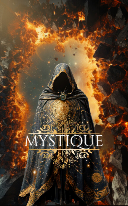 Black 3d Mystique Kindle/book Covers Template | PosterMyWall