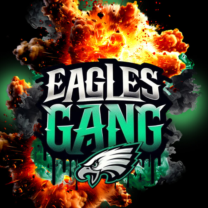 Copy of Black 3d Philadelphia Eagles Instagram Post | PosterMyWall