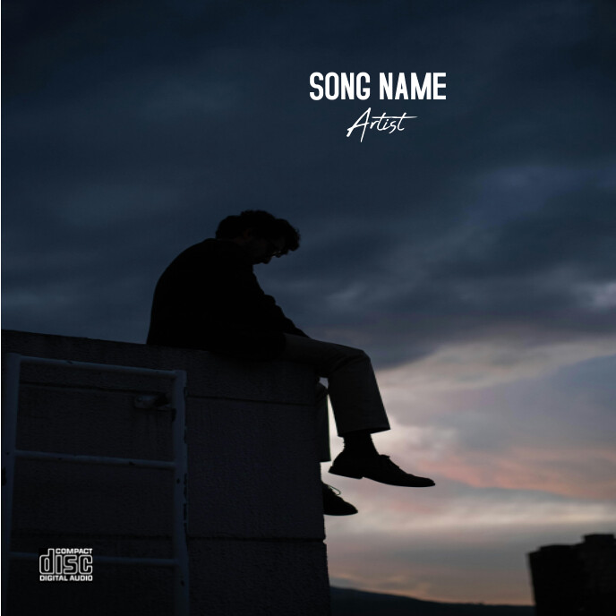 Black 3d Primar Topic Album Cover Template | PosterMyWall