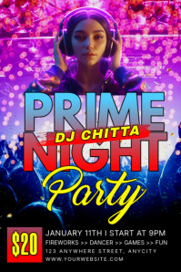 Prime night Template | PosterMyWall