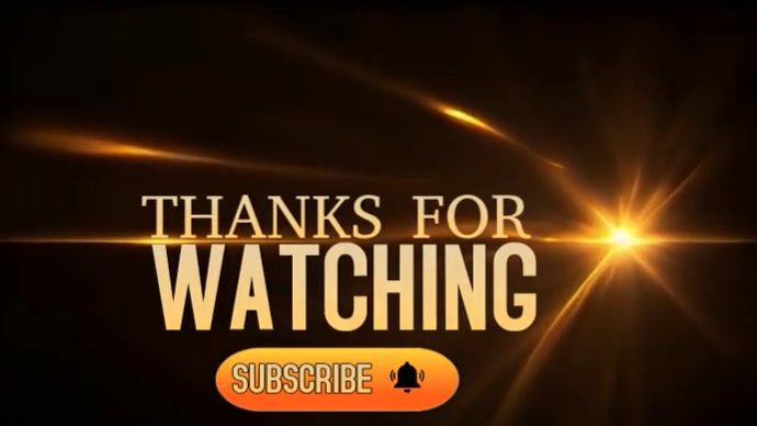 Black 3d Thanks For Watching Youtube Channel Cover Photo Template ...