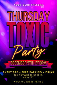 Toxic Thursday Template | PosterMyWall