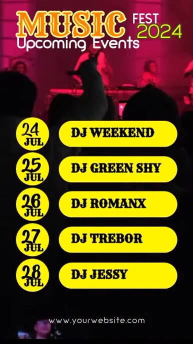 Plantilla de Black 3d Upcoming Events Reel Instagram | PosterMyWall