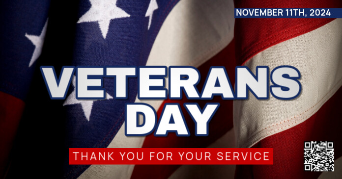 Plantilla de Black 3d Veteran's Day Gambar Bersama Facebook | PosterMyWall