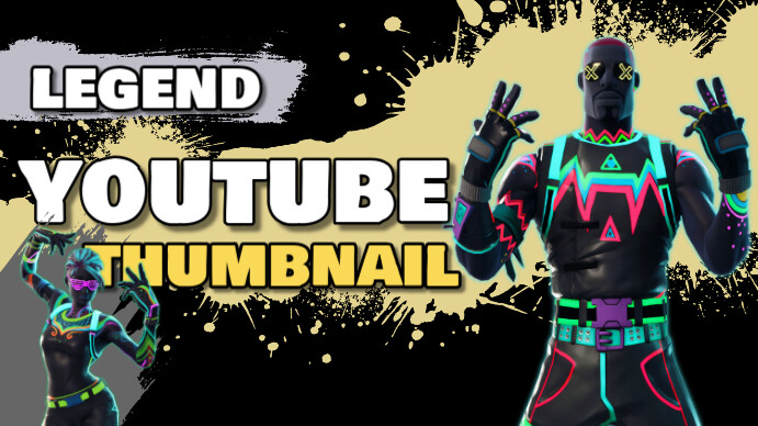 Black 3d Yt Professional Youtube Thumbnail Template | PosterMyWall