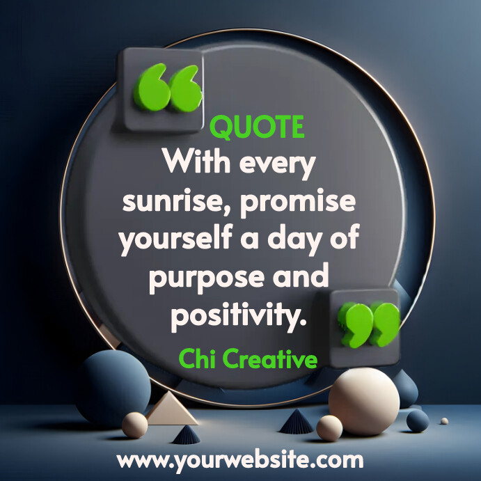 Black Abstract Motivational Inspirational Quo Template | PosterMyWall