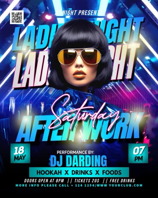 Copy of Black After Work Ladies Night Party Video Flyer Instagram ...