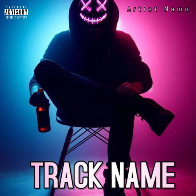 Black Alb Album Cover Template | PosterMyWall