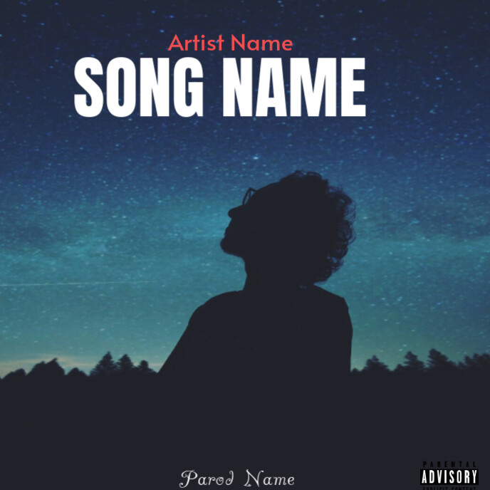 Modèle Black Album Album Cover | PosterMyWall