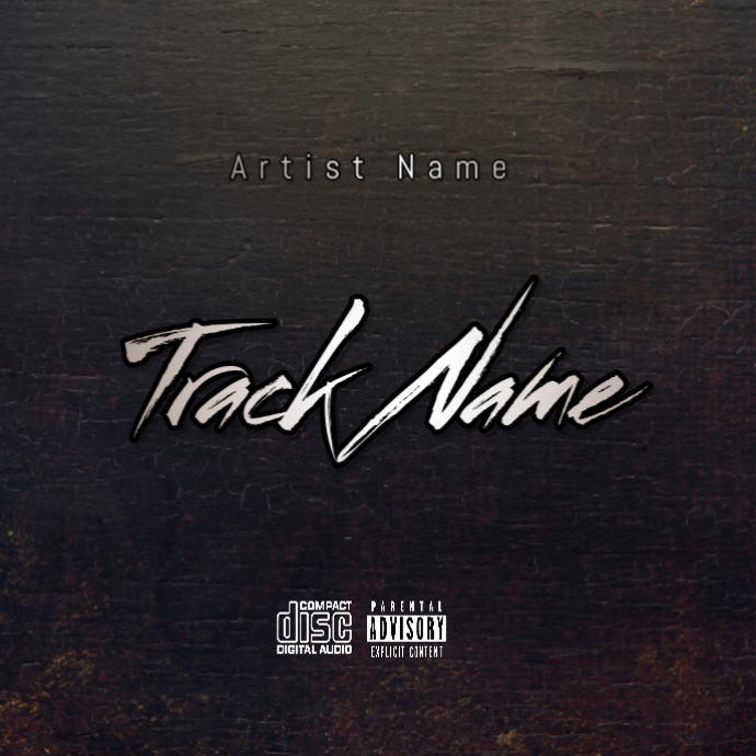 Plantilla de Black Album Album Cover | PosterMyWall