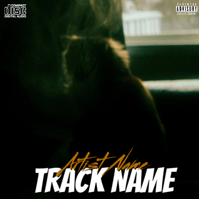 Black Album Cover Album Cover Template | PosterMyWall