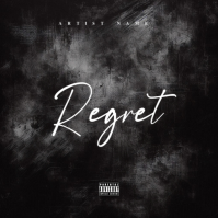 Black Album Cover Album Cover Template | PosterMyWall