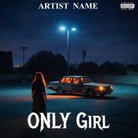 Black Album Cover Album Cover Template | PosterMyWall