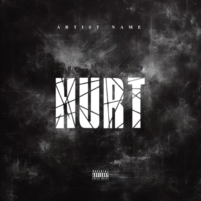 Black Album Cover Album Cover Template | PosterMyWall