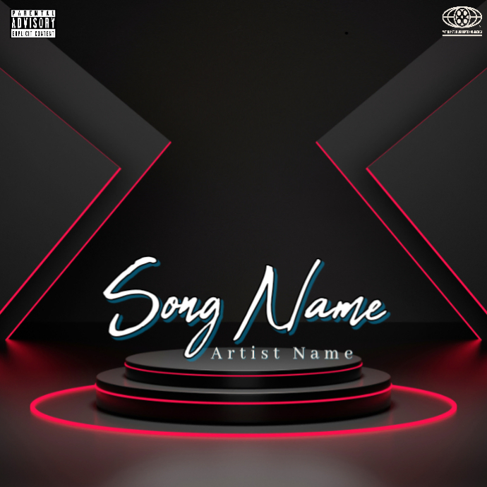 Black Album Cover Album Cover Template | PosterMyWall