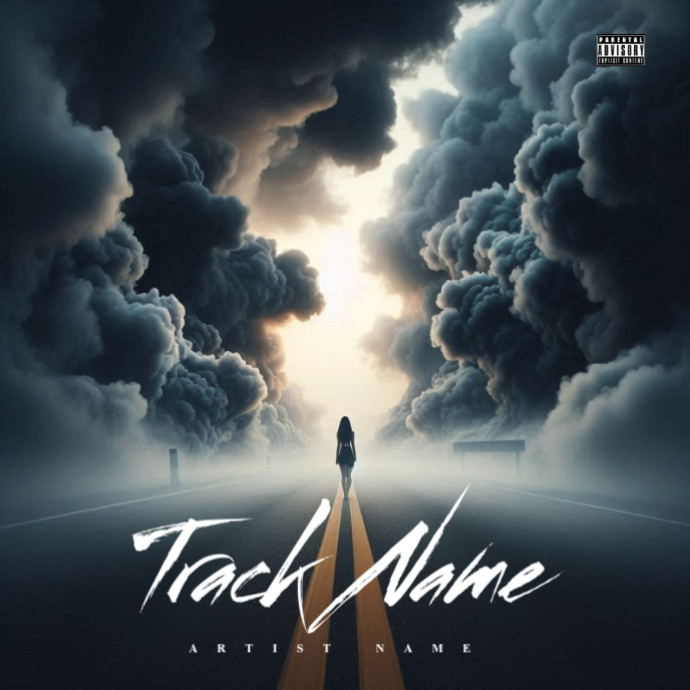 Black Album Cover Album Cover Template | PosterMyWall