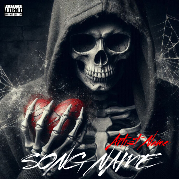 Copy of Black Album Cover Alone Album Cover Album Cover | PosterMyWall