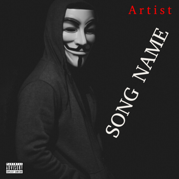 Modèle Black Album Cover Art Album Cover | PosterMyWall