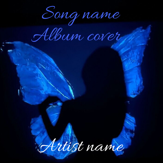 Black Album Cover Instagram Post Template | PosterMyWall