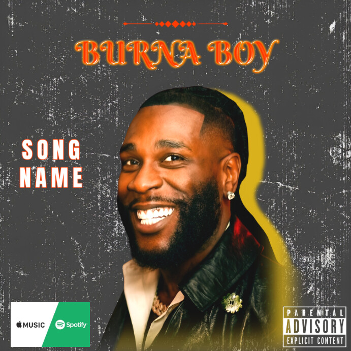 Copy of BLACK Album Cover Square (1:1) | PosterMyWall