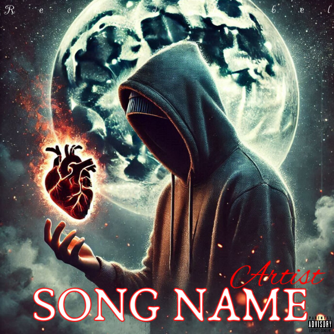 Black Albums Album Cover Template | PosterMyWall