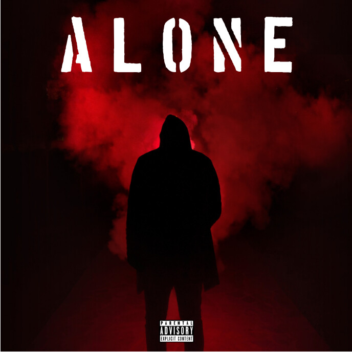 Black Alone Music Album Cover Album Cover เทมเพลต | PosterMyWall
