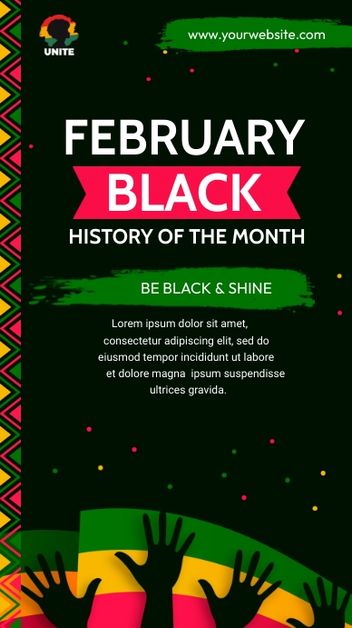 Black American History Template | PosterMyWall