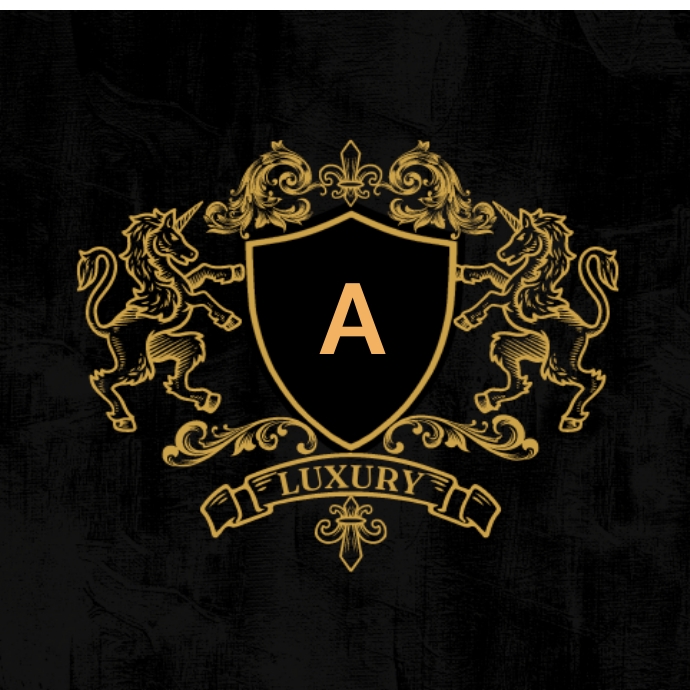 black and gold Luxury logo Template | PosterMyWall