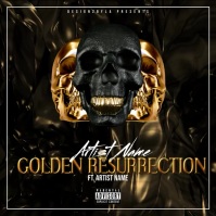 Gold Skull / RAP Mixtape Cover Art Template | PosterMyWall