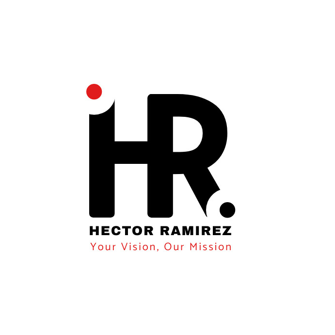 Black and red circles Modern & Minimal HR Bus Template | PosterMyWall