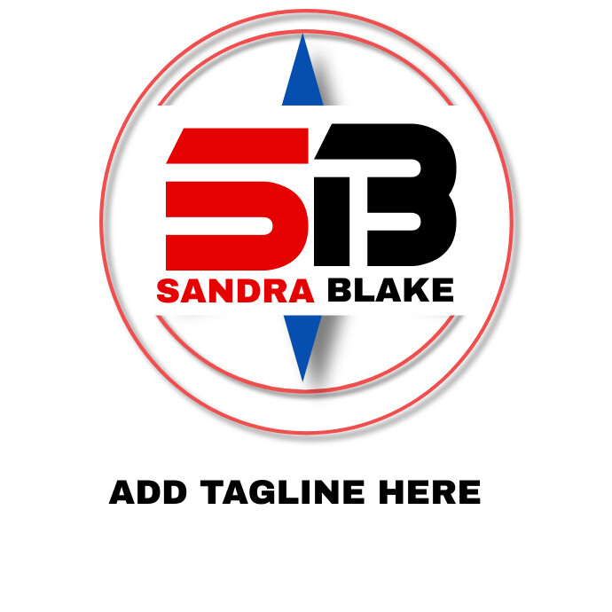 Black and red Typography Business Logo Logo Template | PosterMyWall