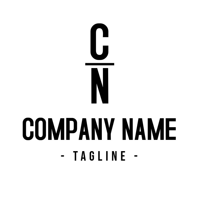 Modèle Black and white Alphanumeric Logo | PosterMyWall