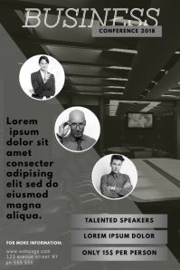 Black and white Event Flyer Template | PosterMyWall