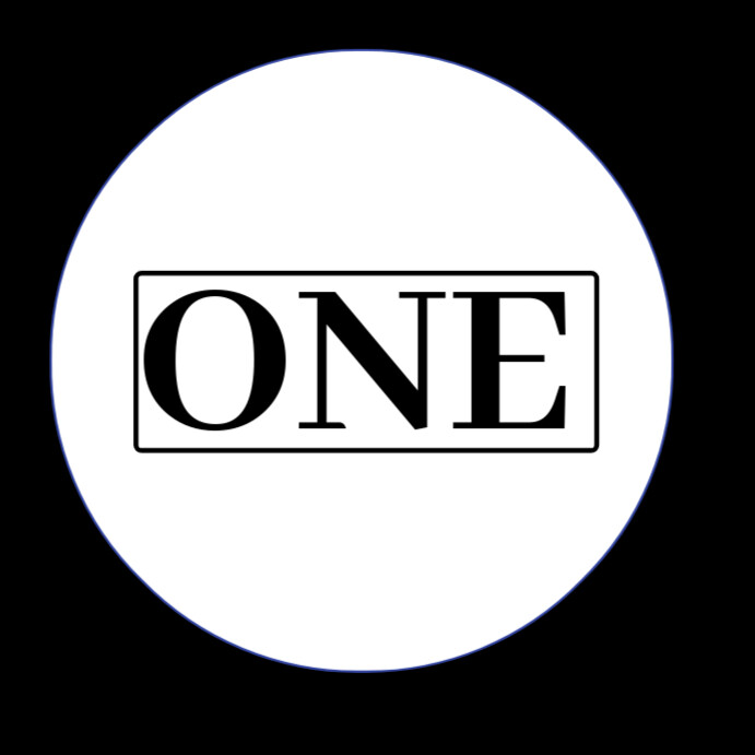 BLACK AND WHITE ONE LOGO Template | PosterMyWall