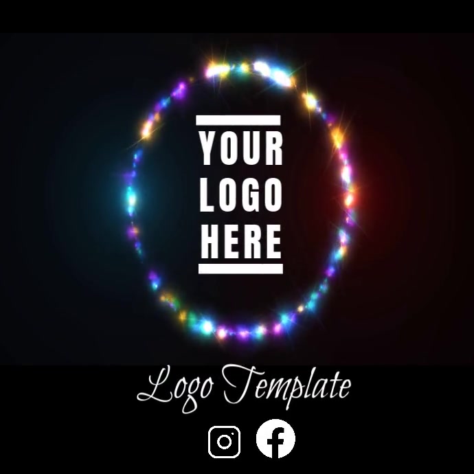 Plantilla de Black Animation Logo | PosterMyWall