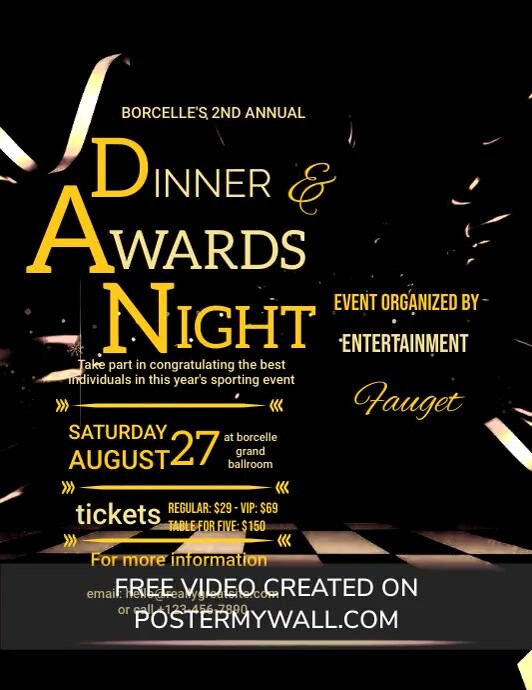 Copy of Award Event Flyer (us Letter) | PosterMyWall
