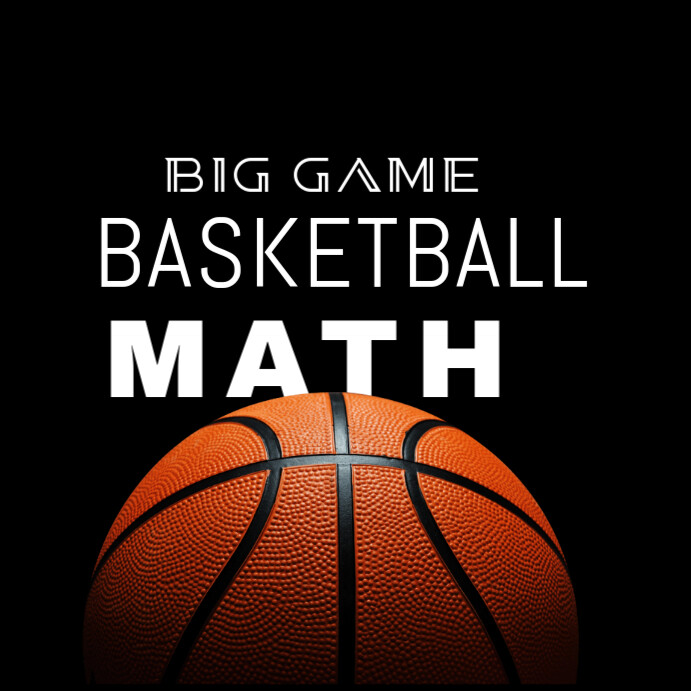 Black Basketball Match Template | PosterMyWall