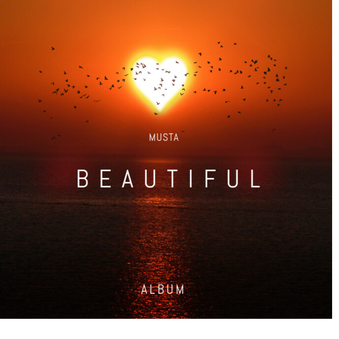 Black Beautiful Album Cover Templat | PosterMyWall