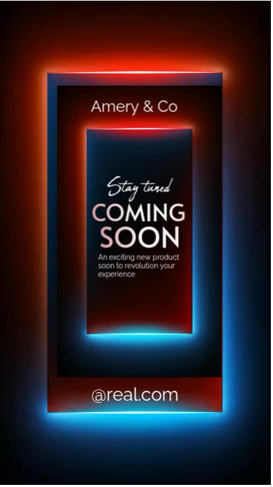 Coming Soon Instagram reel Template | PosterMyWall
